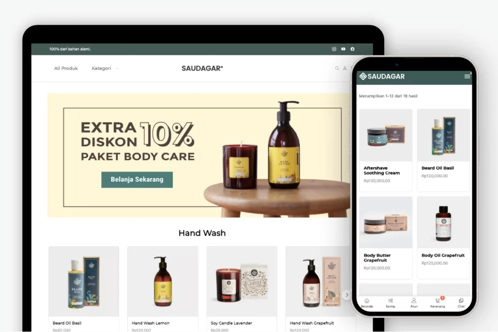 9 Contoh Website Toko Online WordPress: Desain Menarik